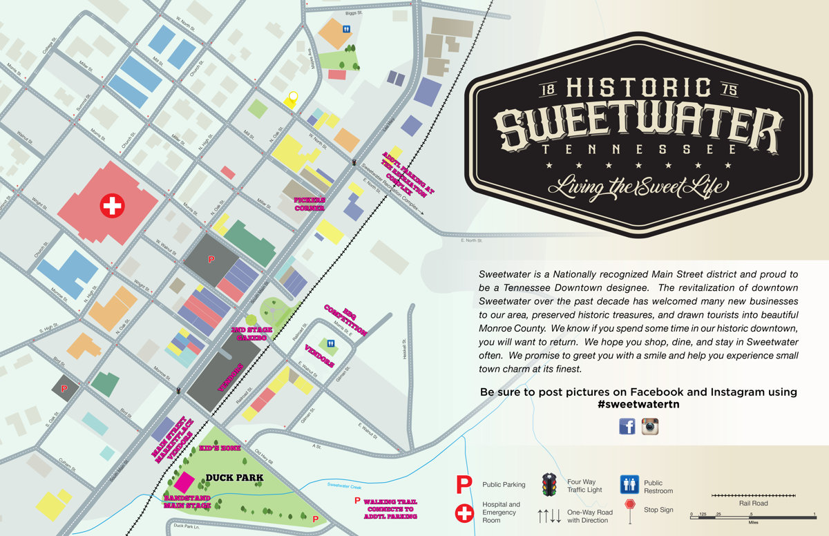 Blooms, Bluegrass & BBQ Festival - Map